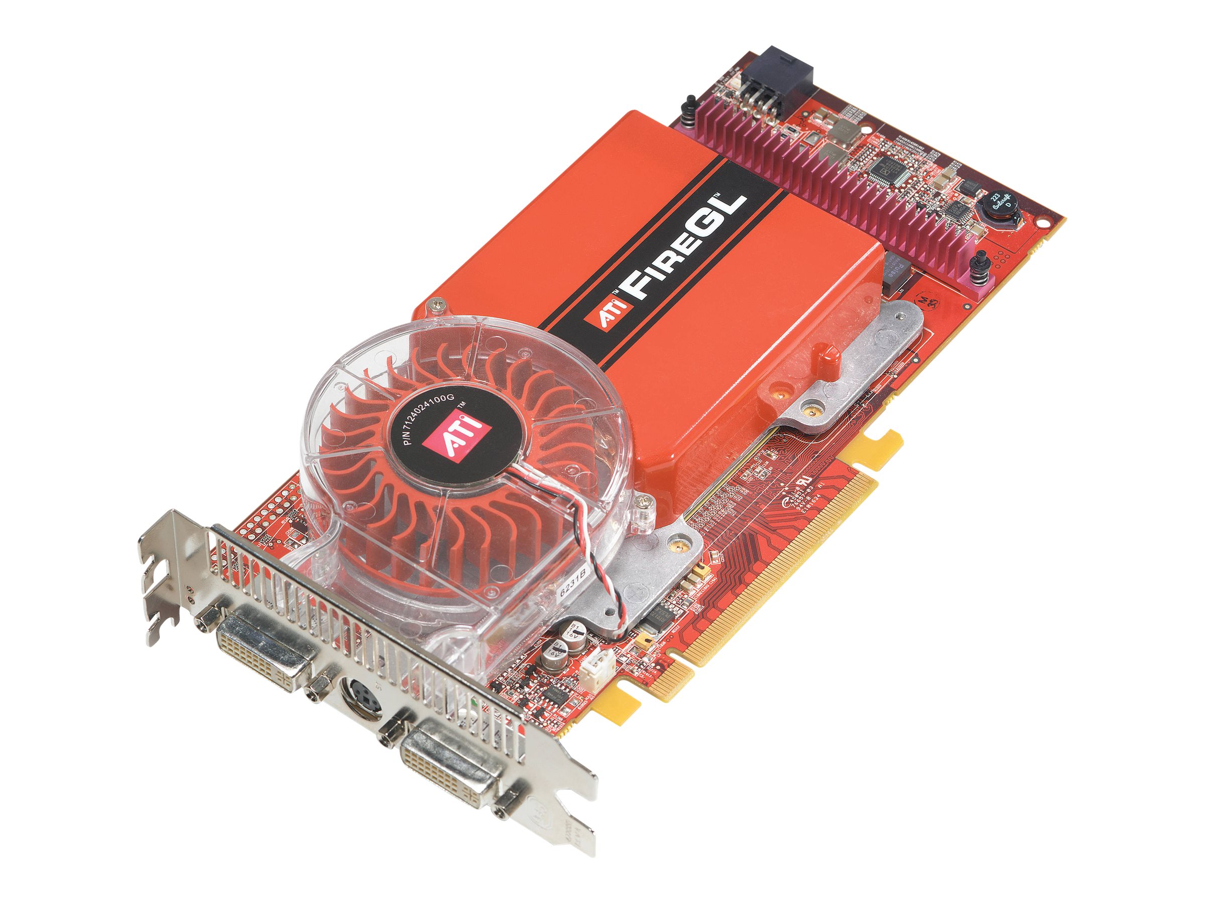 ATI FireGL V7200 - Graphics card - FireGL V7200 - 256 MB GDDR3 - PCIe ...