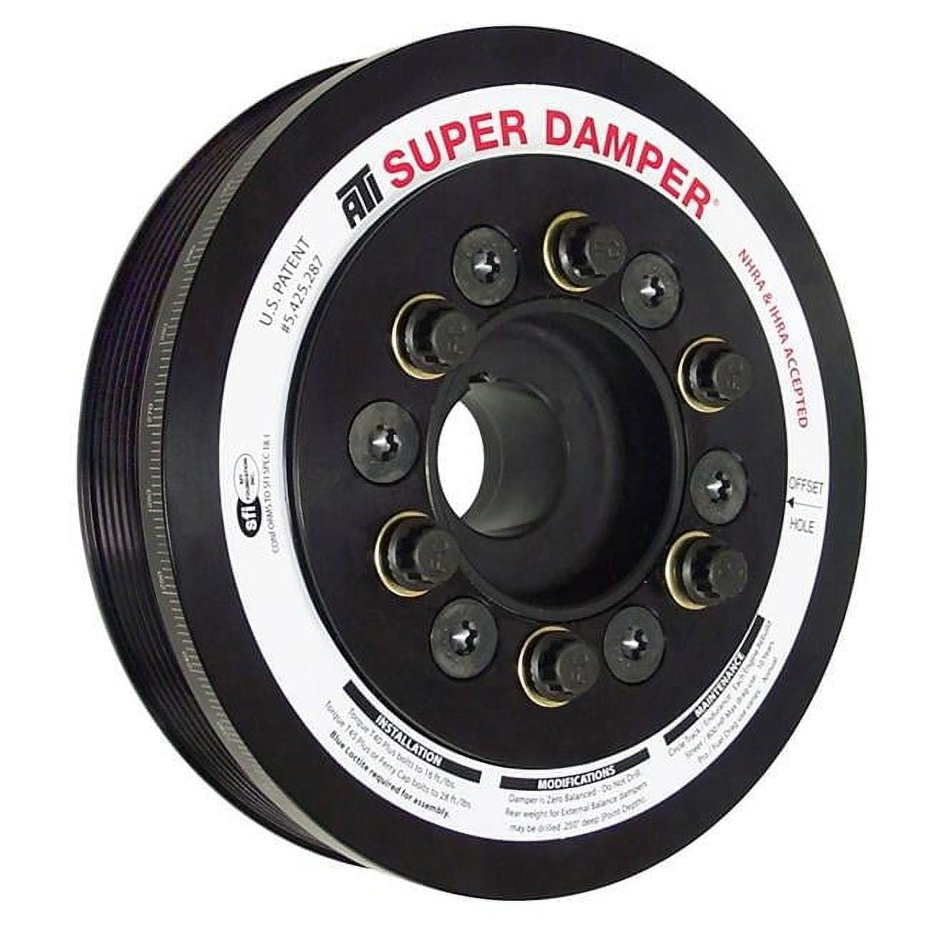 ATI Performance 917278 6.78 Harmonic Damper for LS1 - SFI Black Zinc ...