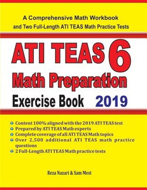 ATI TEAS 6 Math Preparation Exercise Book: A Comprehensive Math ...