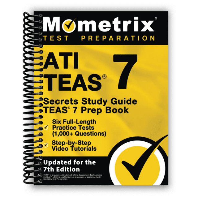ATI TEAS Secrets Study Guide, (7th Edition) (Spiral Bound) - Walmart.com