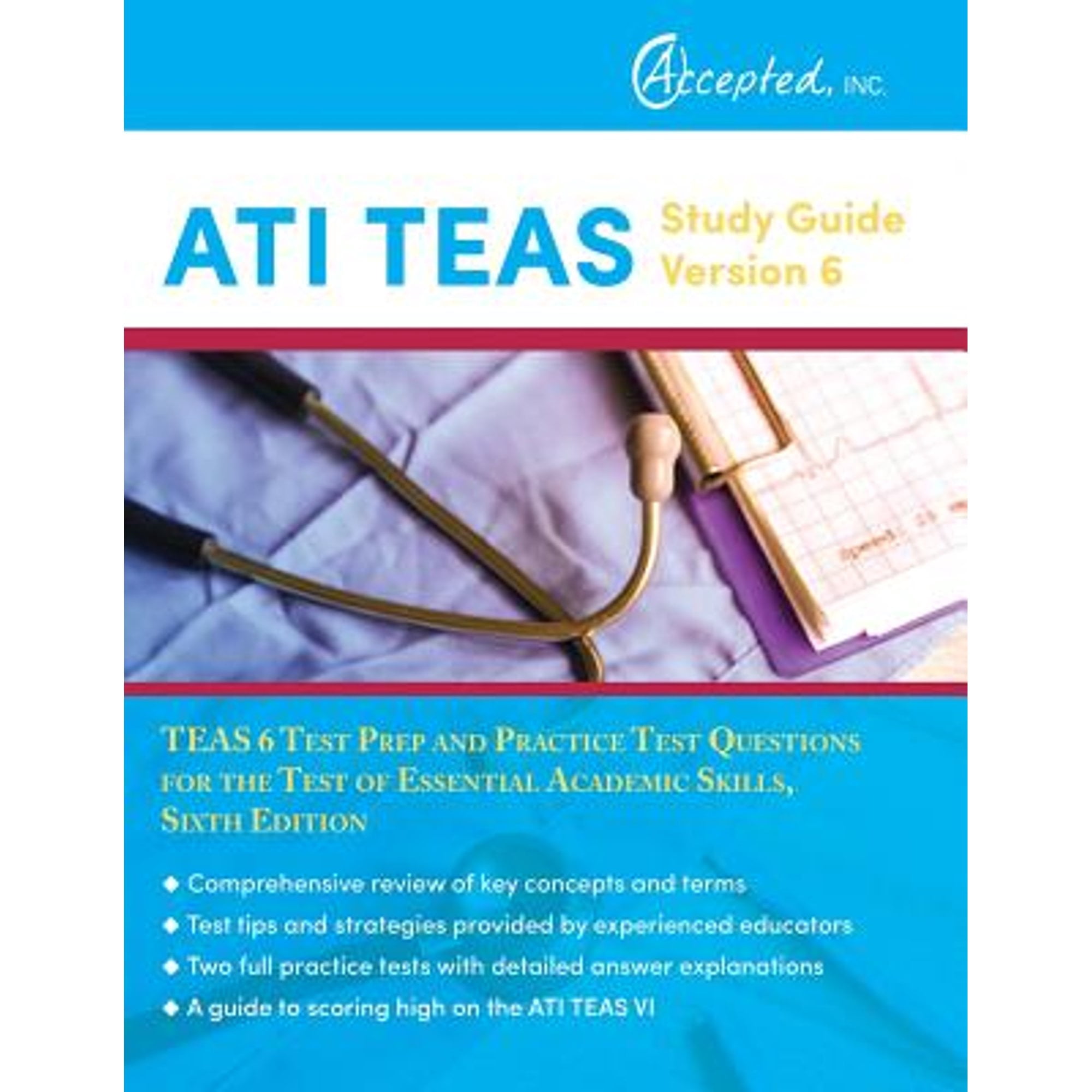 Pre-Owned ATI TEAS Study Guide Version 6: TEAS 6 Test Prep and Practice ...