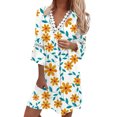 Atienubee Lace Dresses For Women Summer Dresses Ethnic Style Trim V