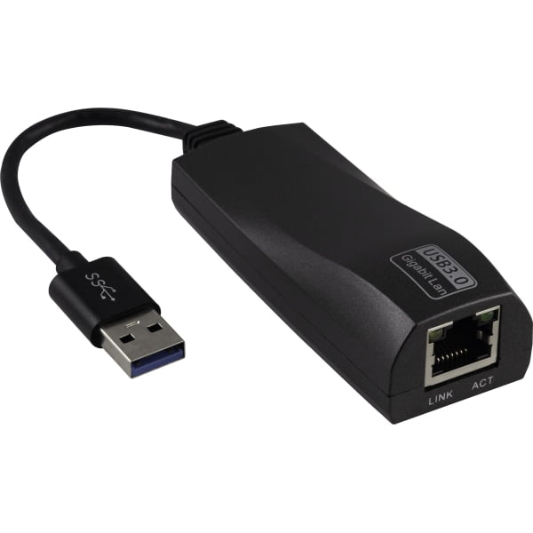 ATIVA High-Speed USB 3.0 to Ethernet Adapter, Male USB-A to Female RJ45 ...