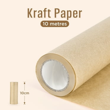 1 Roll Wrapping Paper Craft Paper Brown Kraft Paper Roll DIY Crafts ...