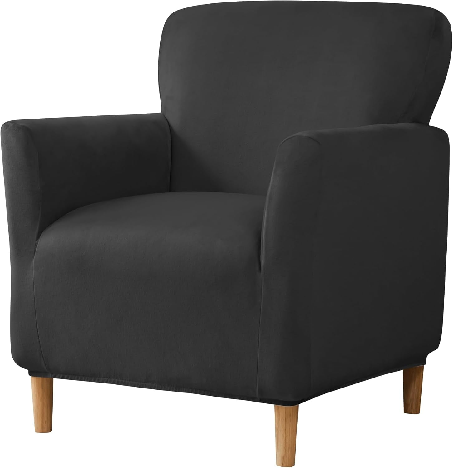 ATJIA Armchair Slipcover 1-Piece Jacquard Accent Chair Covers with Arms ...