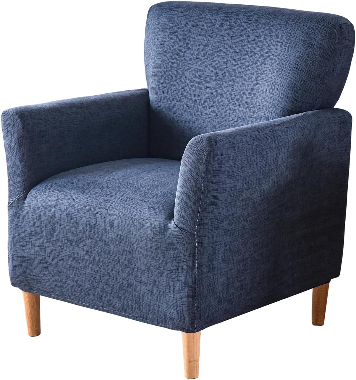 ATJIA Armchair Slipcover 1-Piece Stretch Chair Covers with Arms Printed ...