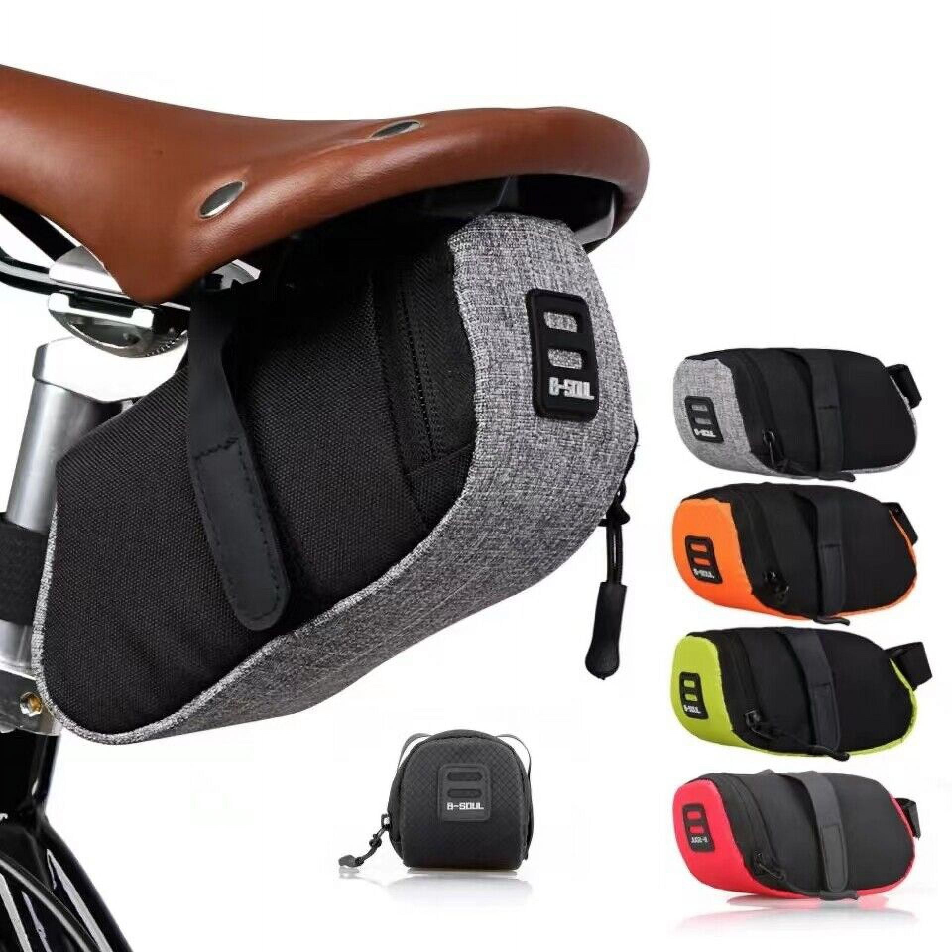 ATJIA Bicycle Seat Saddle Bag Under Seat Storage Tail Pouch Cycling ...