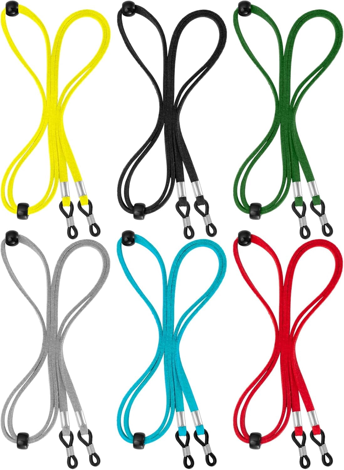 ATJIA Eyeglasses String Straps 6Pcs 27.5inch Adjustable Glasses Holder ...