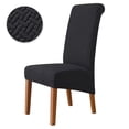 ATJIA Jacquard Chair Cover Stretch XL Size Long Back Dining Chair ...