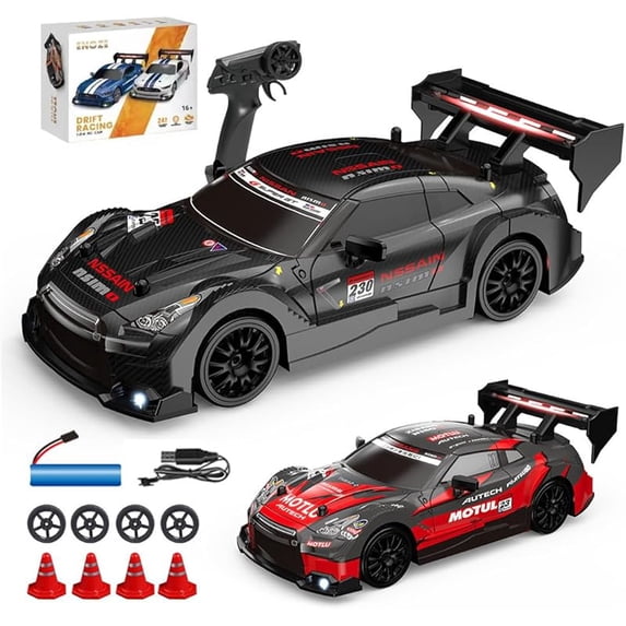 ATJIA RC Drift Car 1:24 Scale 4WD 2.4GHz 30KM/H High Speed Racing Sport ...
