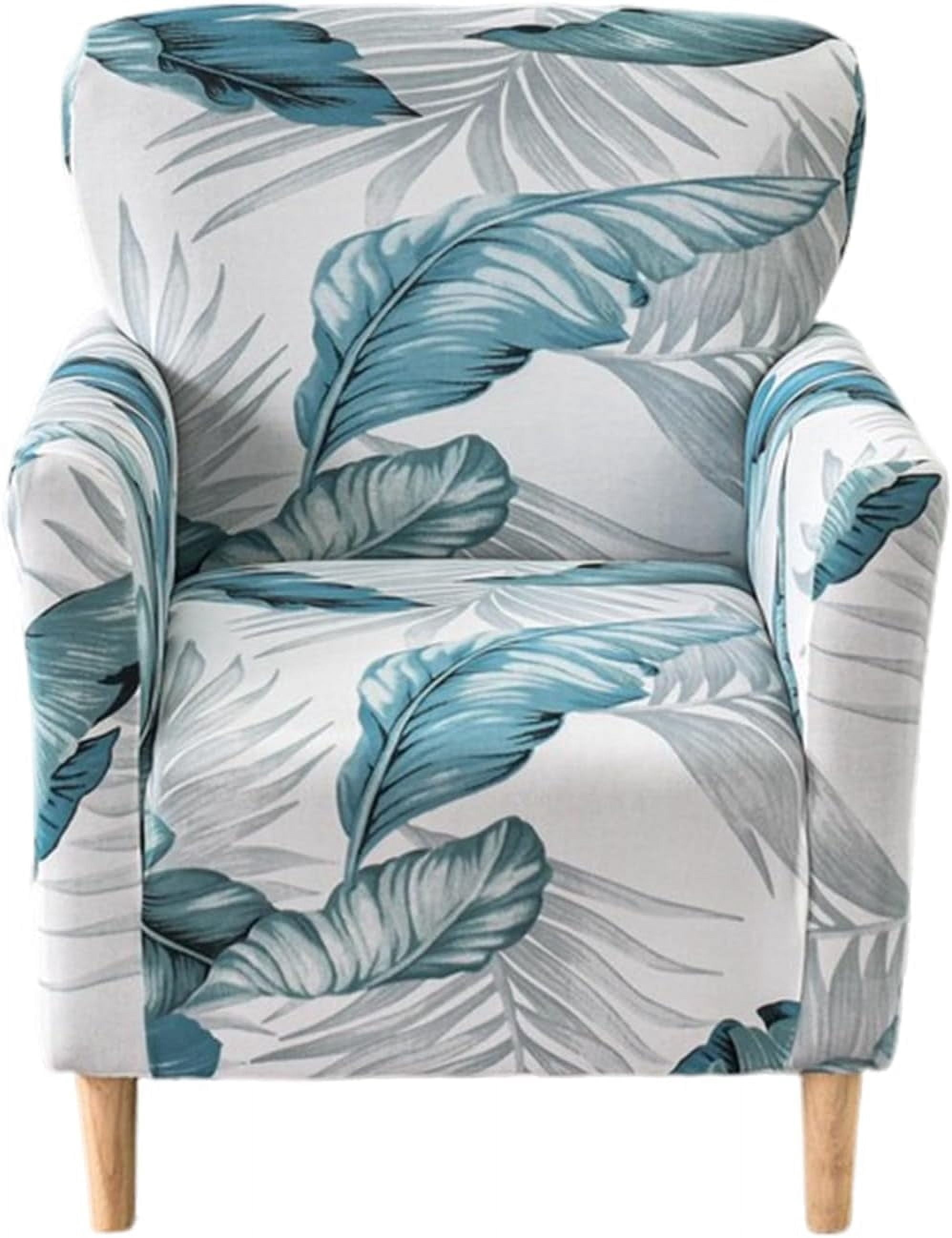 ATJIA Stretch Armchair Slipcover 1-Piece Accent Chair Covers with Arms ...