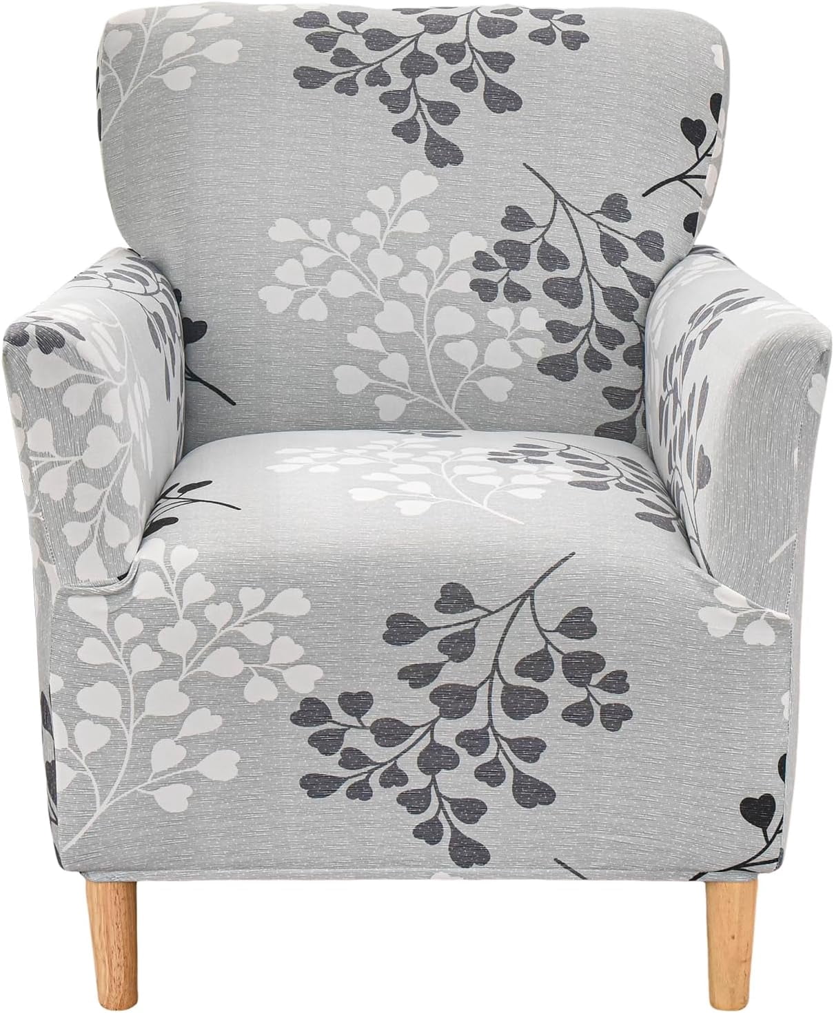 ATJIA Stretch Armchair Slipcover 1-Piece Accent Chair Covers with Arms ...