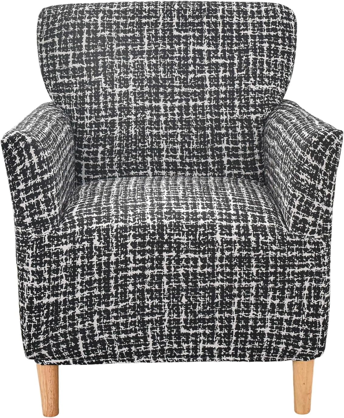ATJIA Stretch Armchair Slipcover 1-Piece Accent Chair Covers with Arms ...