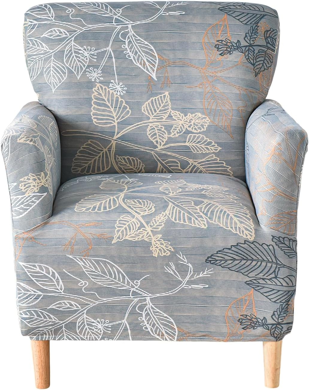 ATJIA Stretch Armchair Slipcover 1-Piece Accent Chair Covers with Arms ...