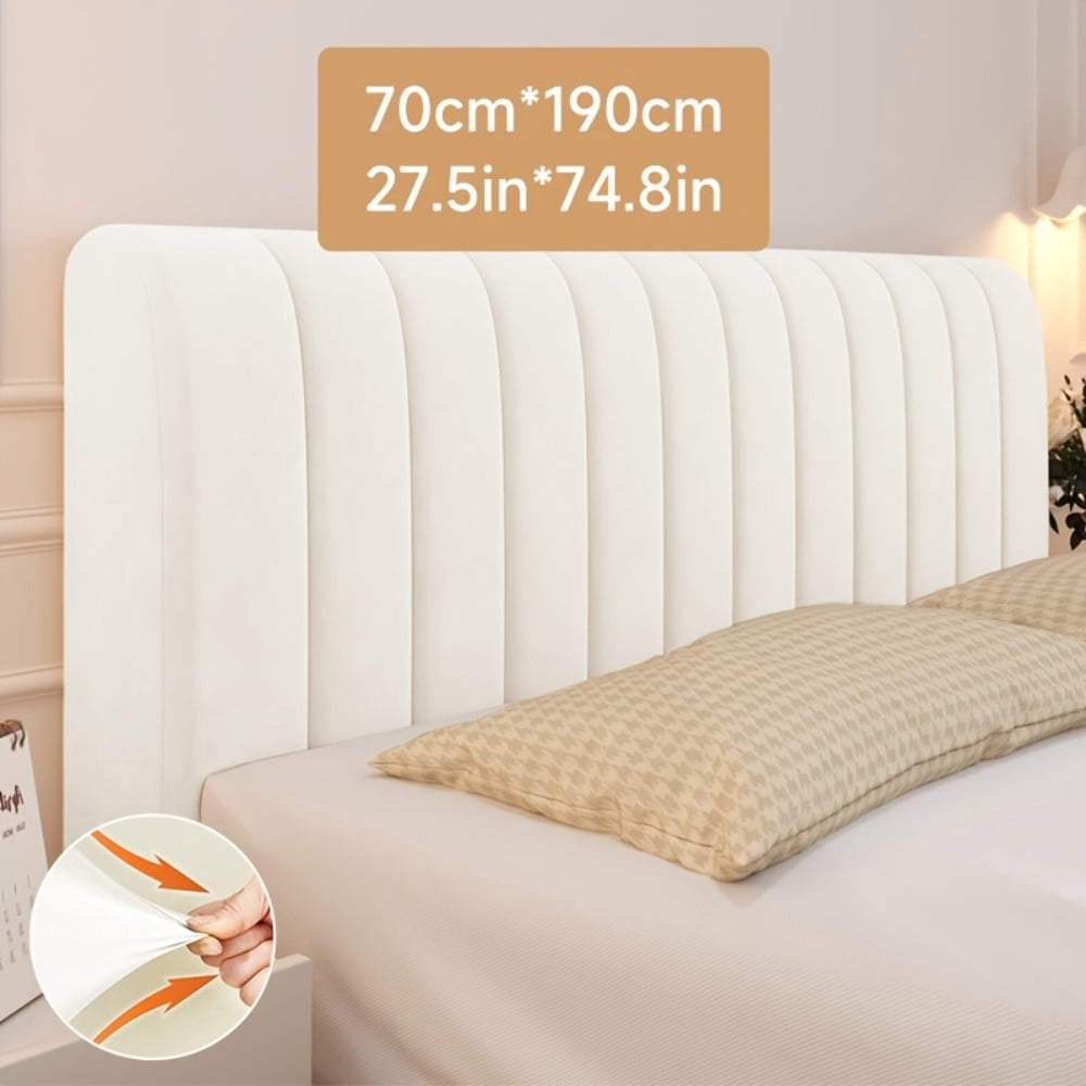 ATJIA Stretch Headboard Covers for Queen King Size Bed Headboard ...