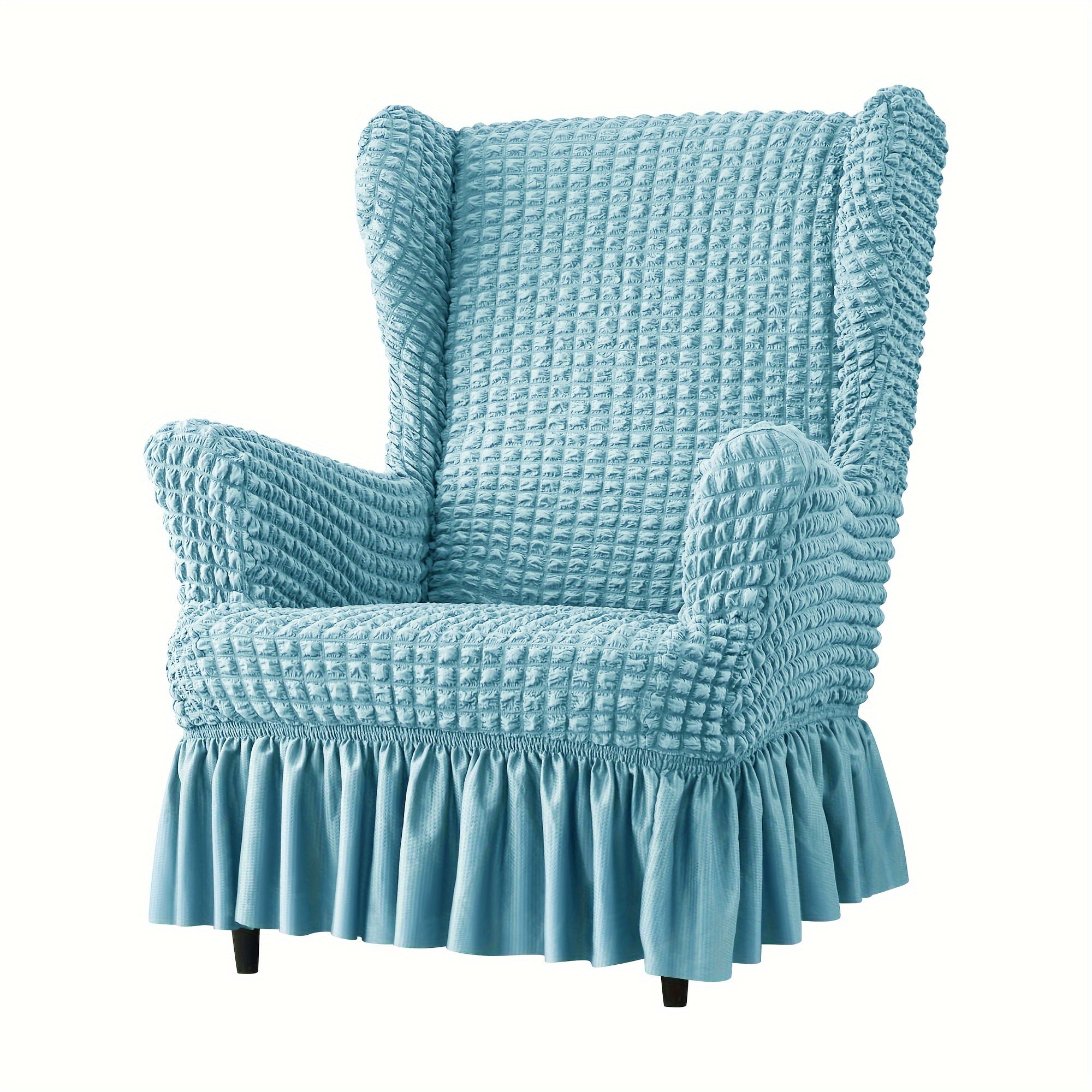 ATJIA Wing Back Armchair Slipcover Armchair Covers 1 Piece Sofa Couch ...