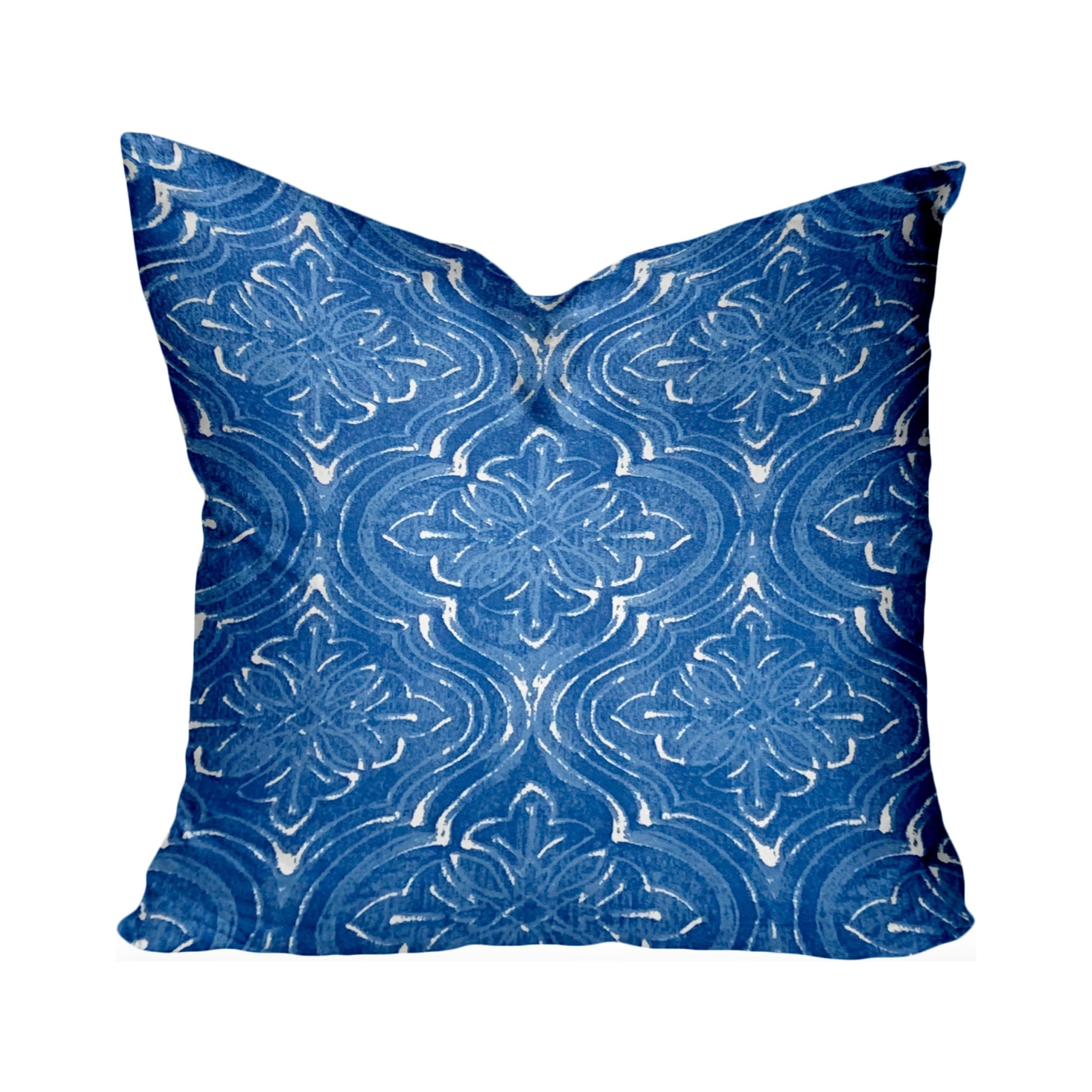 ATLAS Indoor/Outdoor Soft Royal Pillow, Zipper Cover w/Insert, 16x16 ...