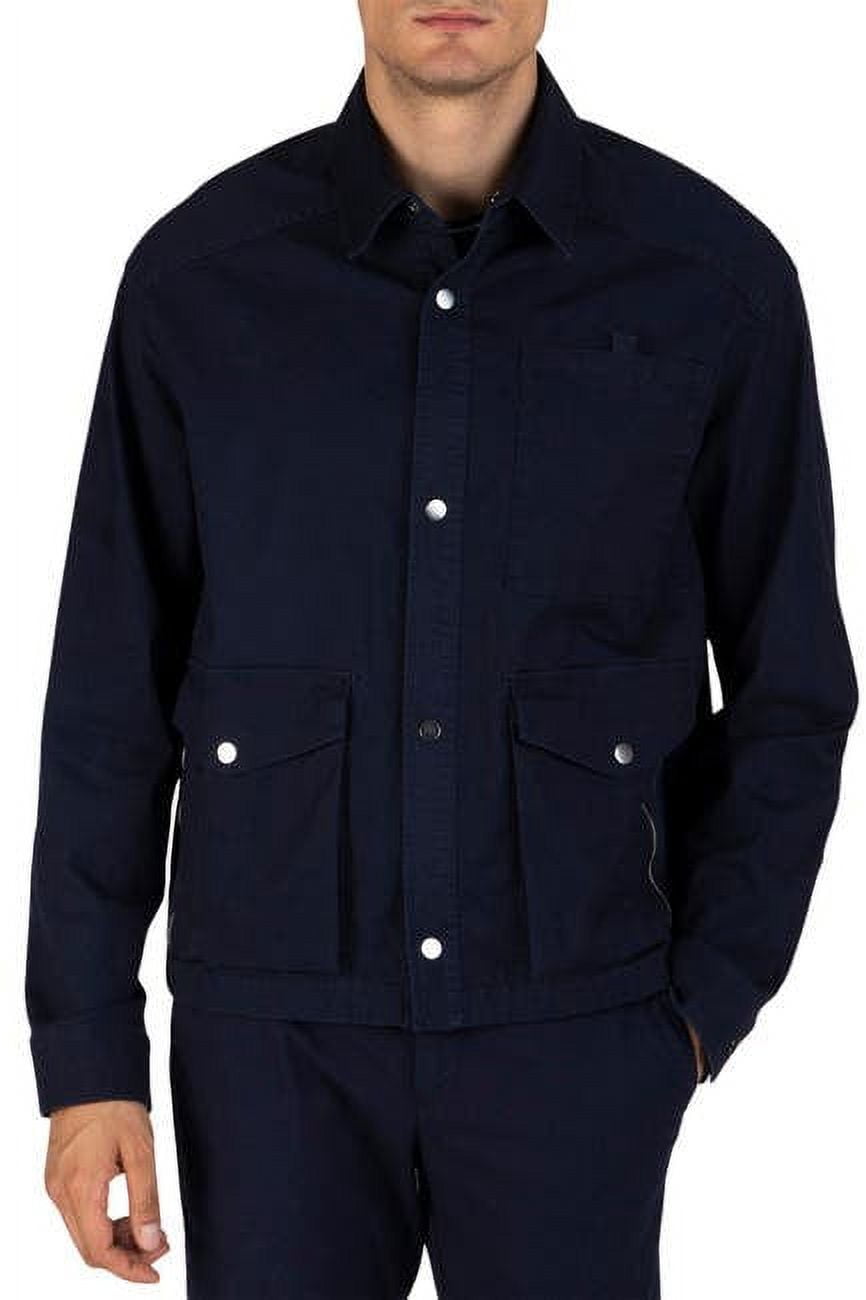 ATM Anthony Thomas Melillo Men's Stretch Cotton Utility Jacket Midnight ...