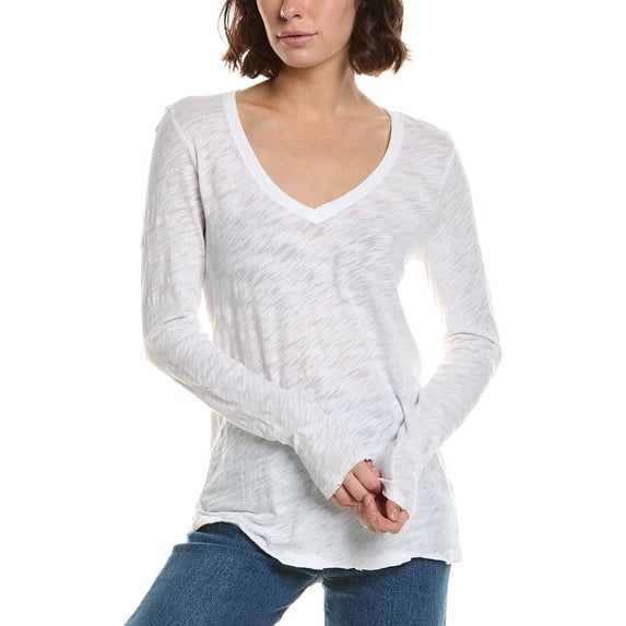 ATM Anthony Thomas Melillo womens V-Neck Slub T-Shirt, m - Walmart.com