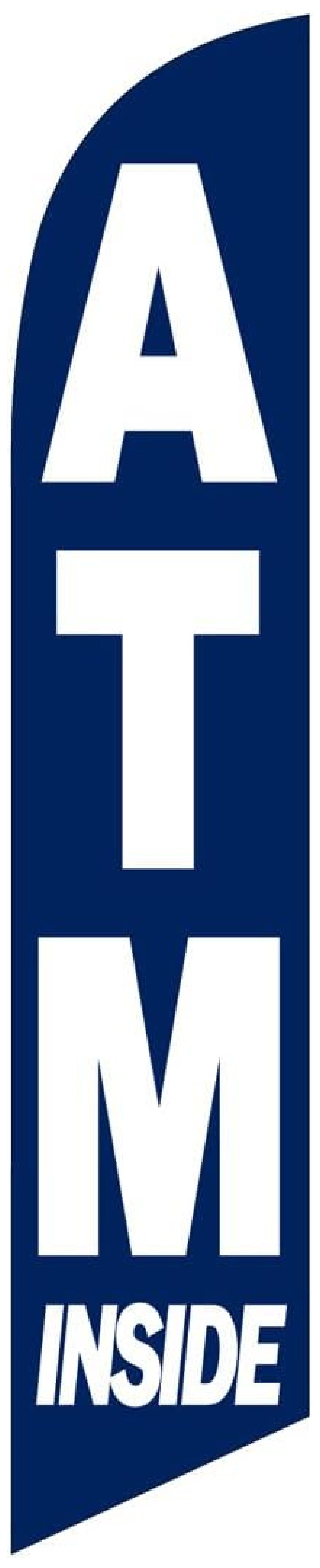 ATM Inside Banner Swooper Flag for Festivals and Events, Replacement ...