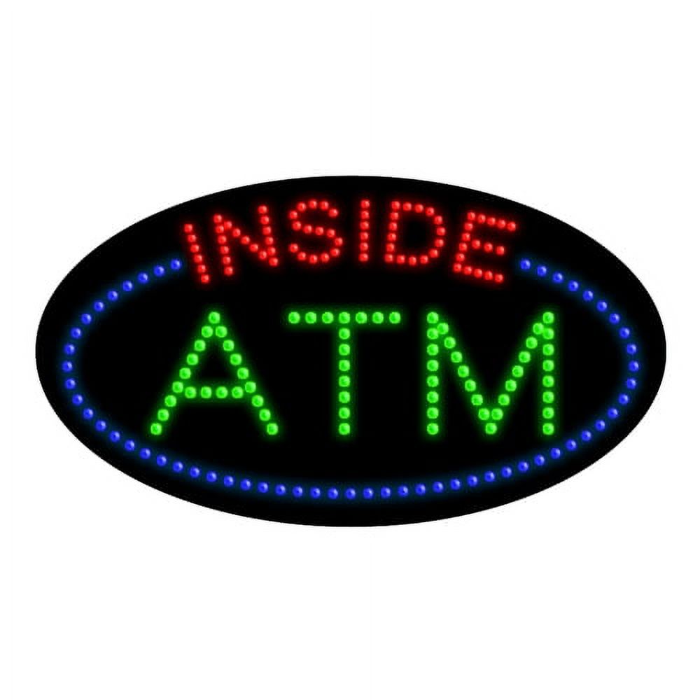ATM Inside-LED Dots Sign Made in USA - Walmart.com