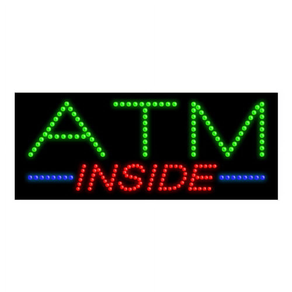 ATM Inside-LED Dots Sign Made in USA - Walmart.com