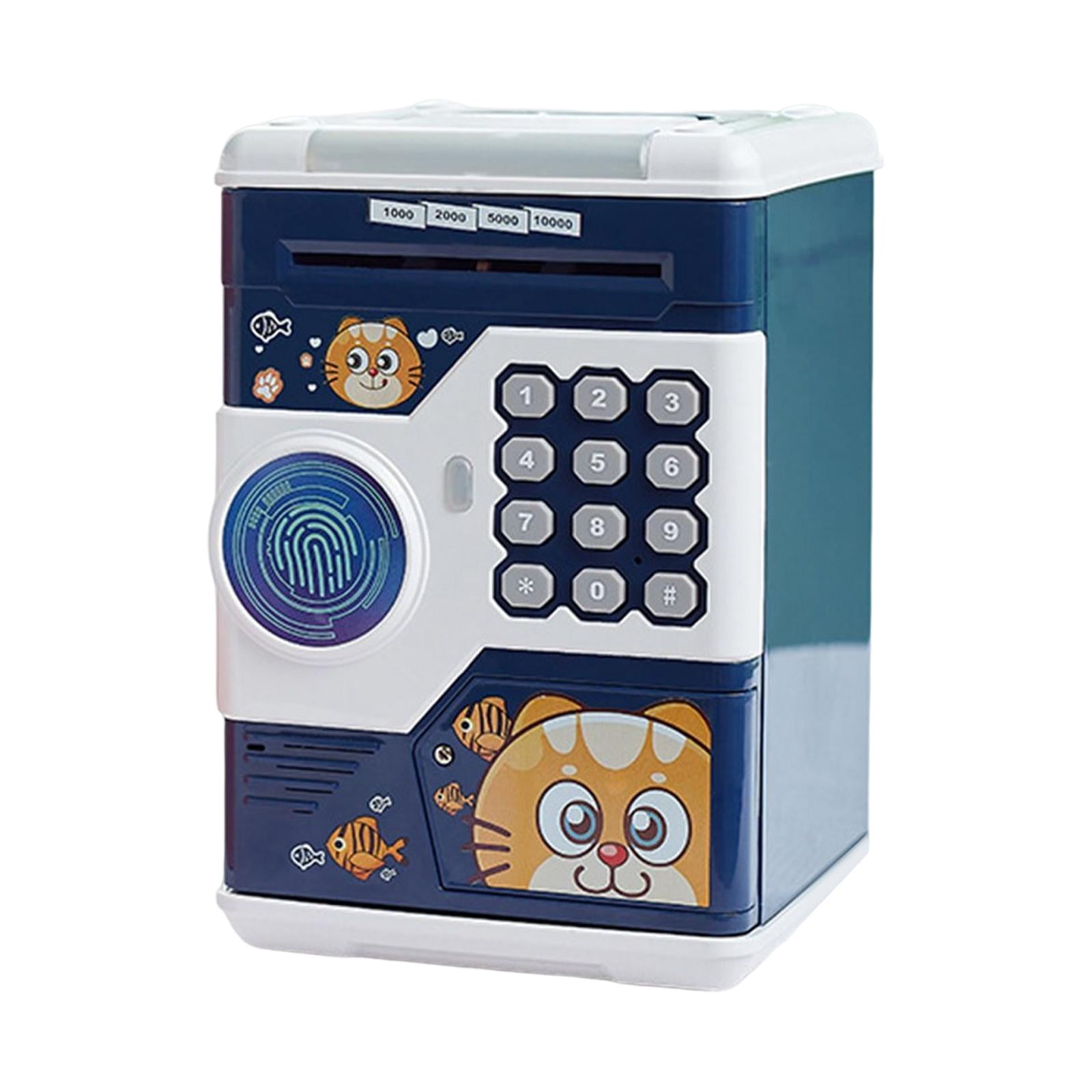 ATM Piggy Bank Fingerprint Password Code Lock with Music Songs Machine ...
