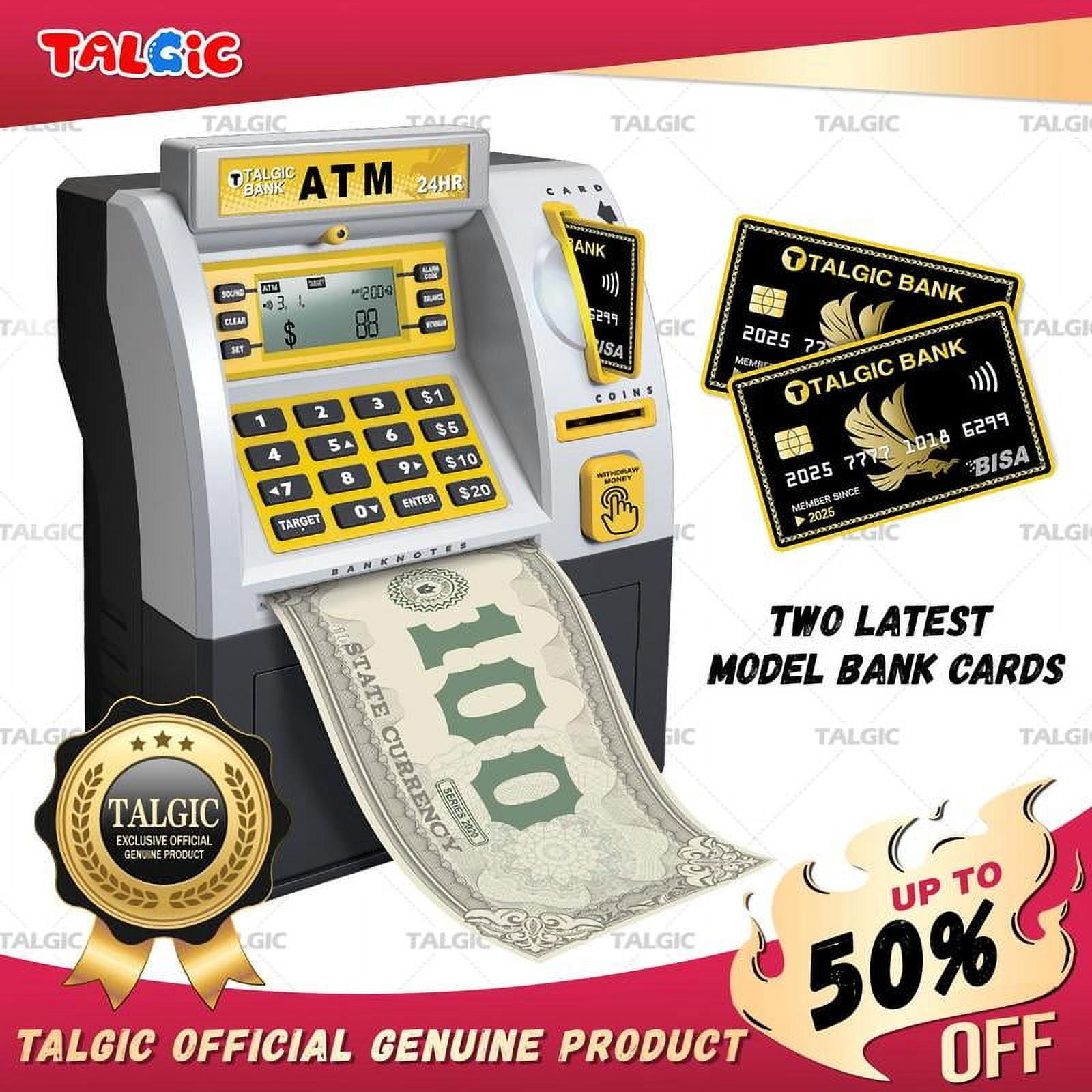 ATM Toy, a fun, interactive way to teach kids about money savings. With ...