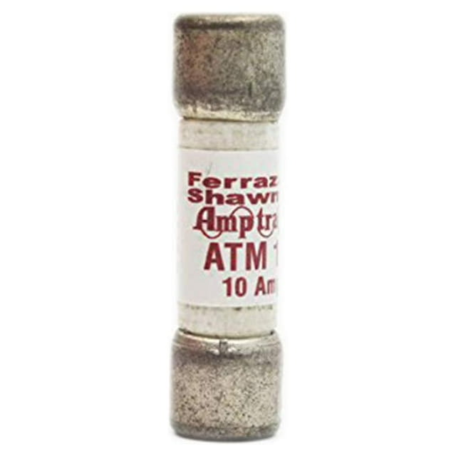 ATM10 Fast Acting Low Voltage Fuse, 10 A, 600 VAC/VDC, 100 kA Interrupt ...