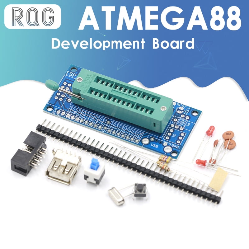 ATMEGA8 ATMEGA48 ATMEGA88 Development Board AVR (NO Chip) DIY Kit ...