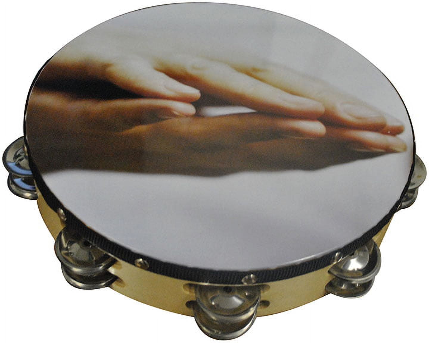 ATMHND10 Zebra 10" Tambourine Praying Hands - Walmart.com