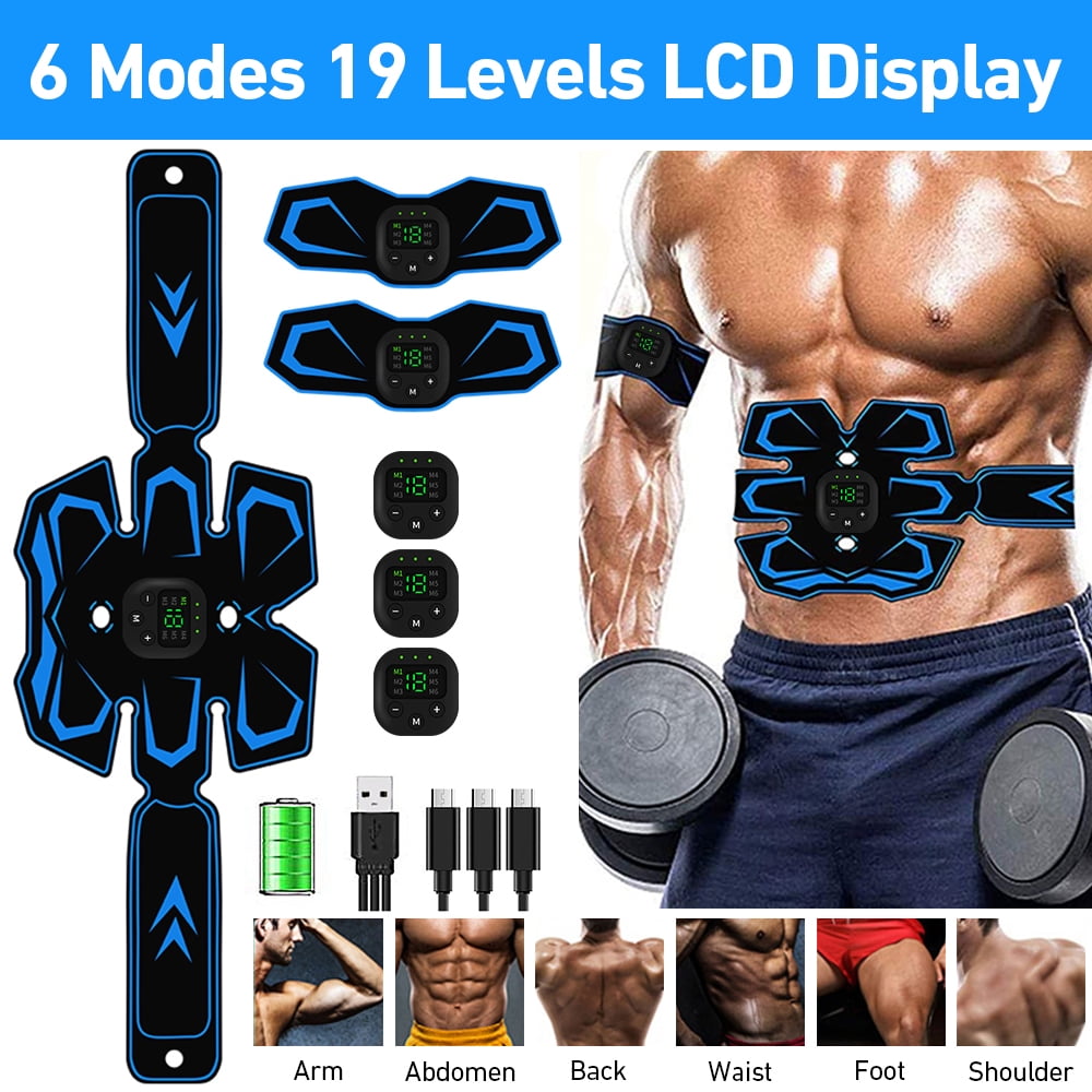 ATMOKO Abdominal Toning Trainer Workout Muscle ABS Stimulator Toner ...
