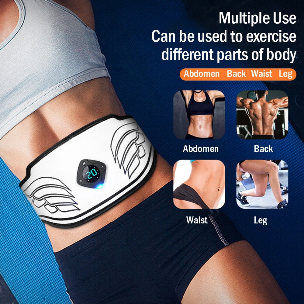 ATMOKO EMS Intelligent Silicone Conductive Plastic Belt, Abs Stimulator ...