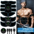 ATMOKO Muscle Stimulator, Ab Stimulator, Rechargeable Ultimate Muscle ...