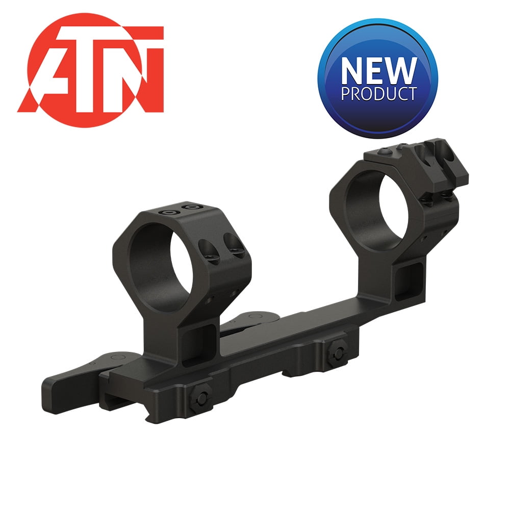 ATN Heavy Duty High Profile 30mm QD Cantilever Scope Mount Picatinny ...