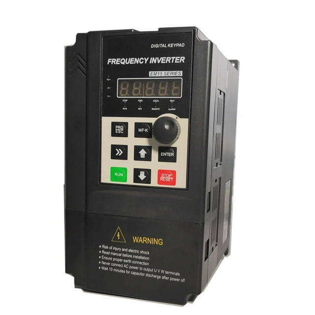 ATO 2hp 1.5kW VFD Variable Frequency Drive, 110V Single Phase Input to ...
