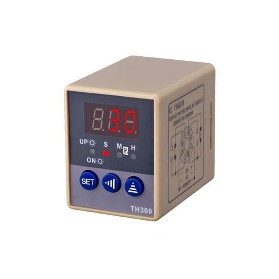 ATO Digital Timer Relay, 8 Pin, 12V/24V/220V, On-Delay Timer, 3-Digit ...