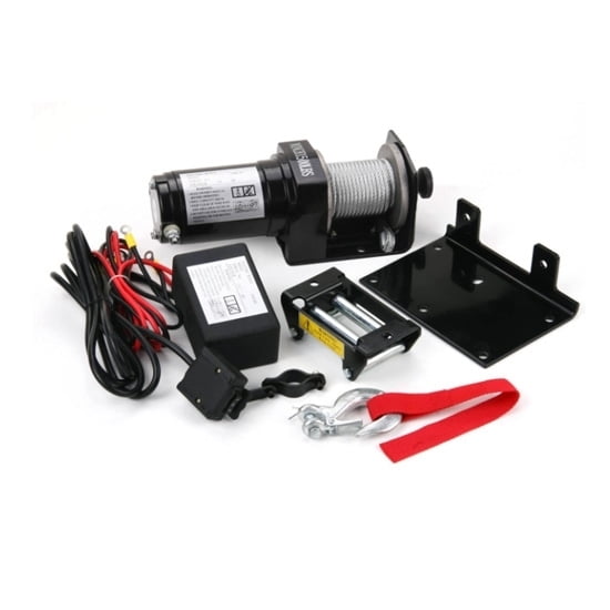 ATO Electric Winch 2000 lbs Portable mini electric winch 12V DC for ATV ...