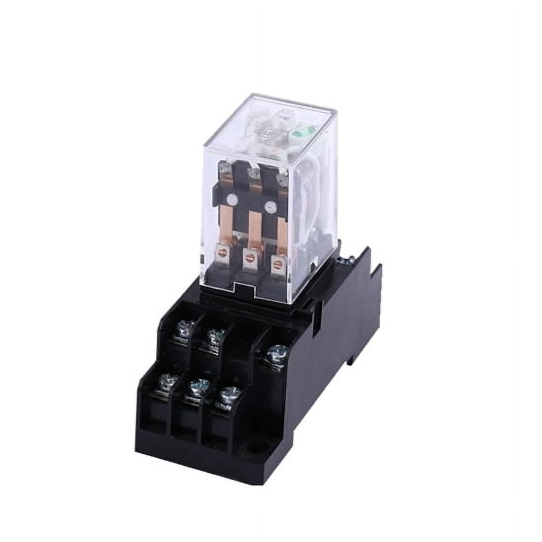 ATO Electromagnetic Relay, 11pin 3PDT contact, 12V DC, 24VDC, 110V AC ...