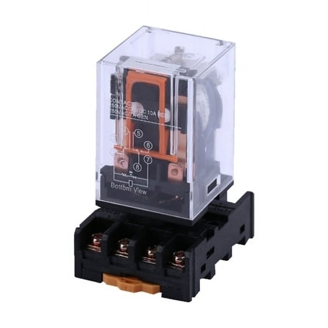 ATO Electromagnetic Relay, 11pin 3PDT contact, 12V DC, 24VDC, 110V AC ...