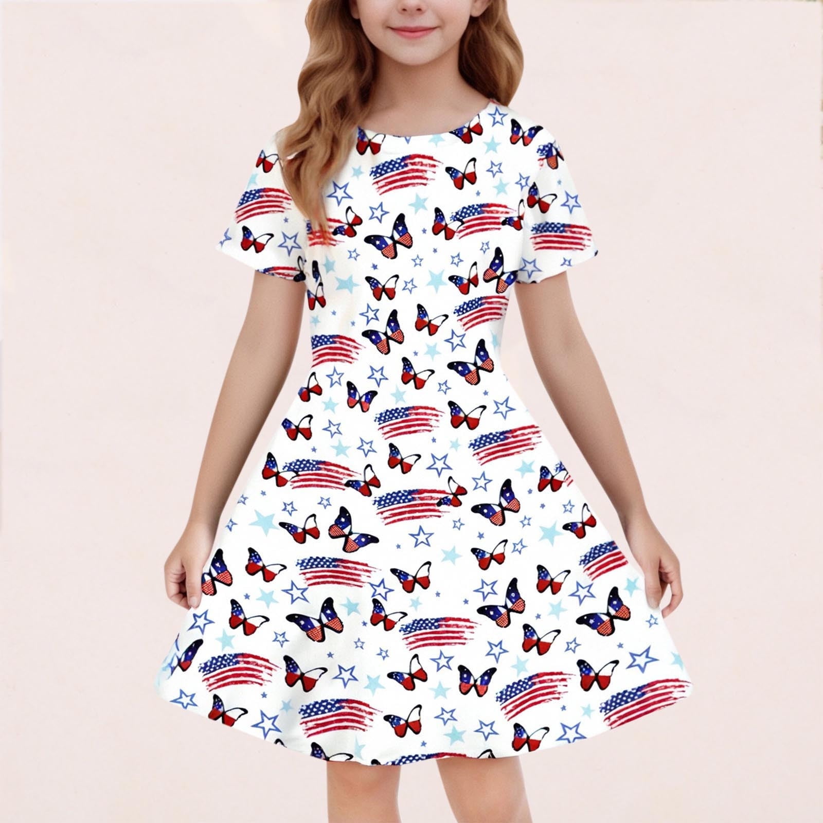 ATOGUTA 2-9 Years 4Th Of July Girls Dress Independence Day Dresses ...