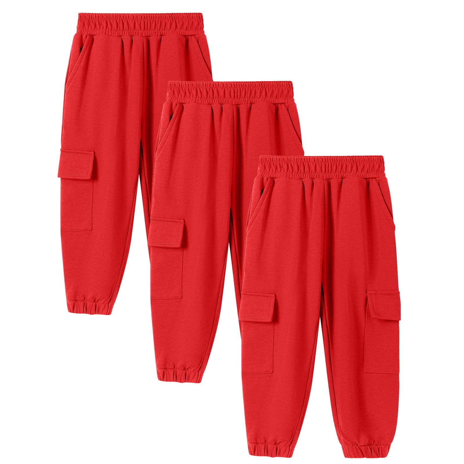 ATOGUTA 3 Packs Boys Lightweight Pants Kids Active Lightweight ...
