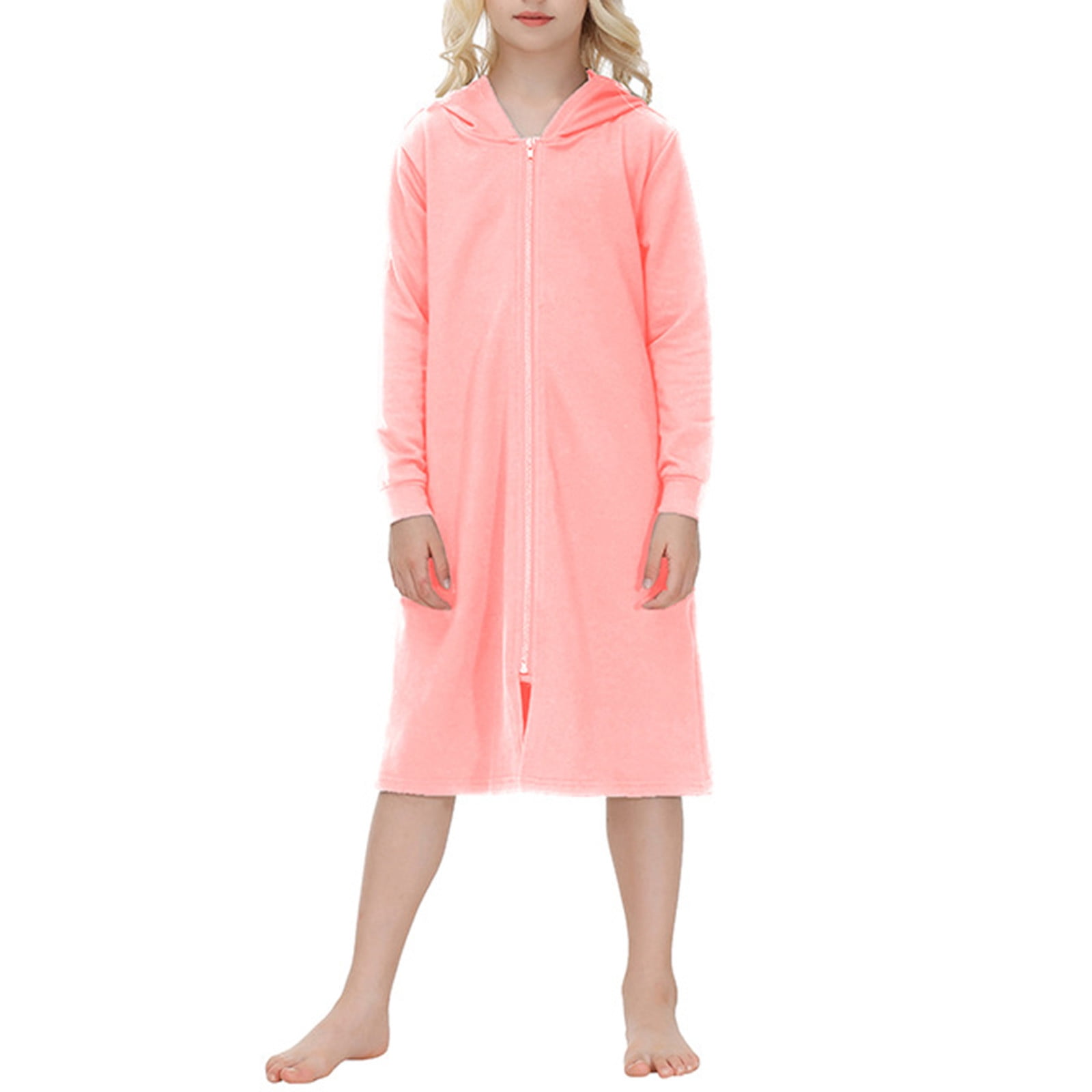 ATOGUTA 5-14 Years Girls Travel-Friendly Night Dresses Soft Nightgown ...