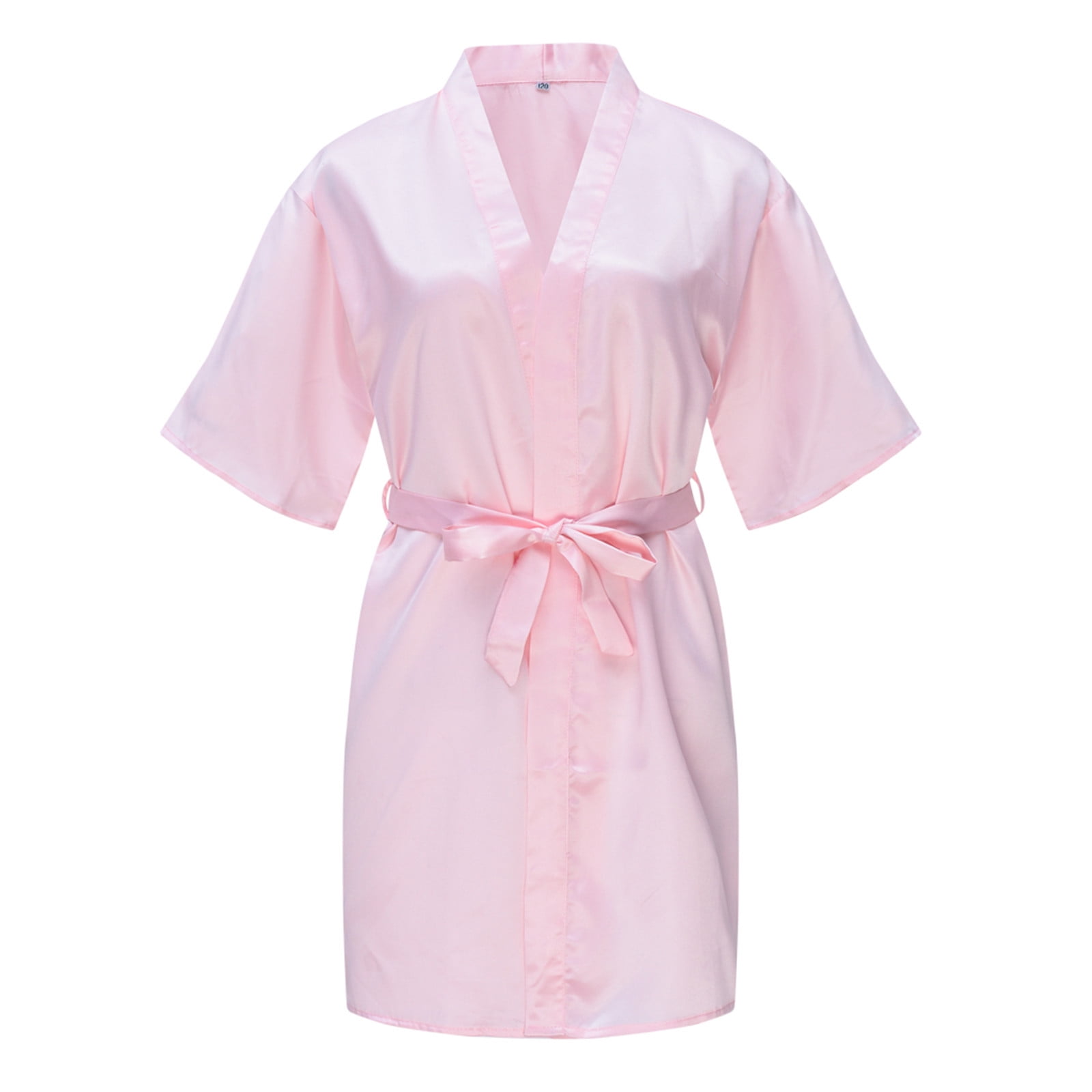 ATOGUTA Baby Kids Girls Silk Kimono Robe Bath Robes Girl Satin Robe ...
