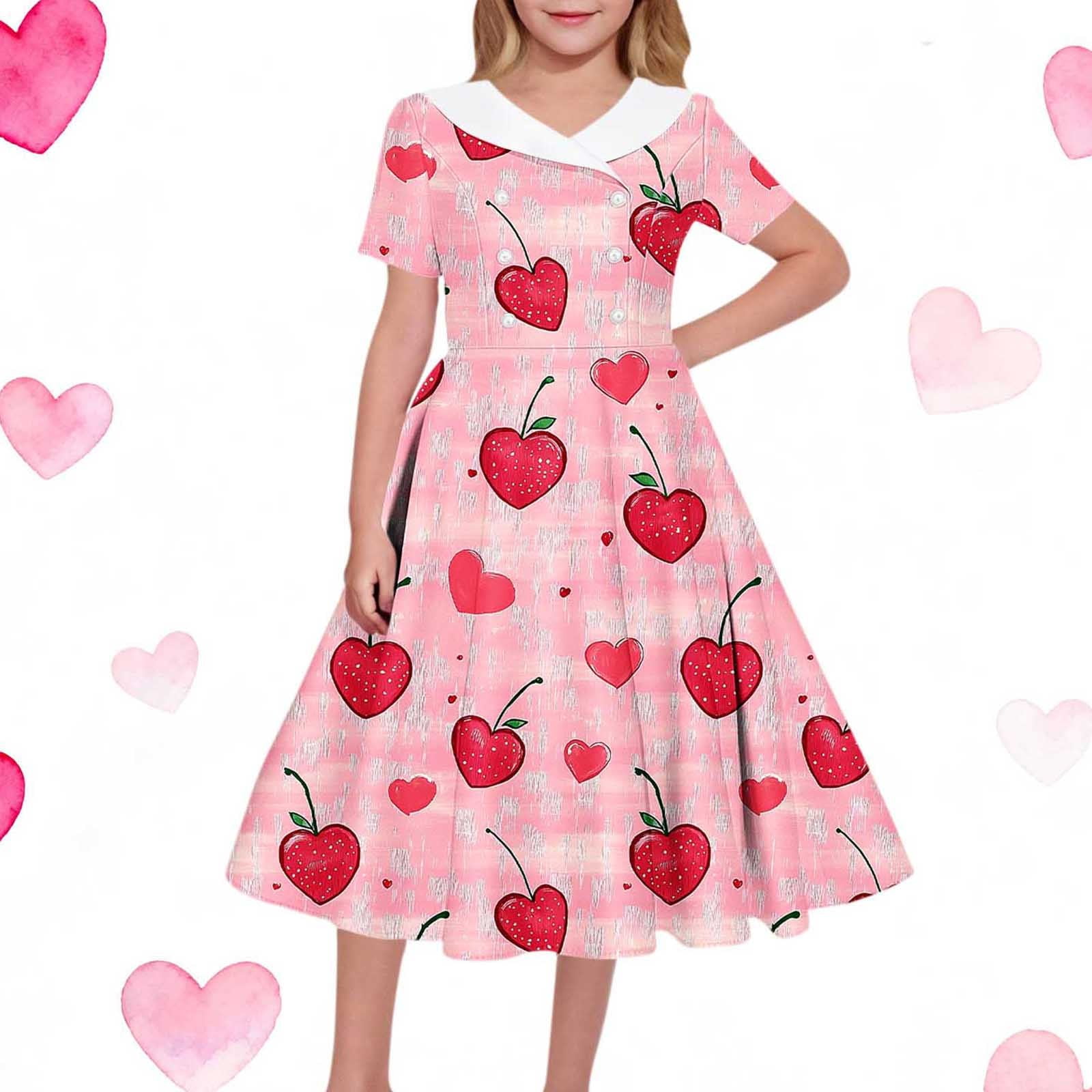 ATOGUTA Back To School Dresses for Girls Peter Pan Collar Dress Clothes ...
