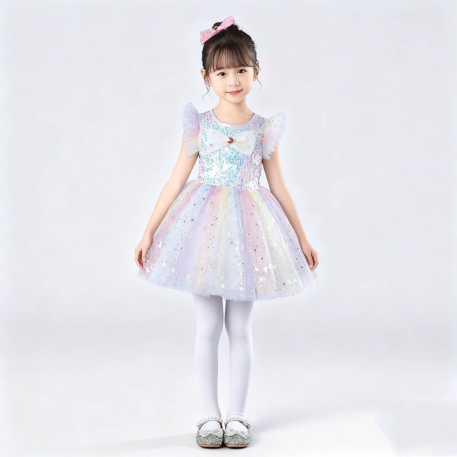 ATOGUTA Big Girls Dresses Tulle Party Birthday Poster Formal Fancy ...