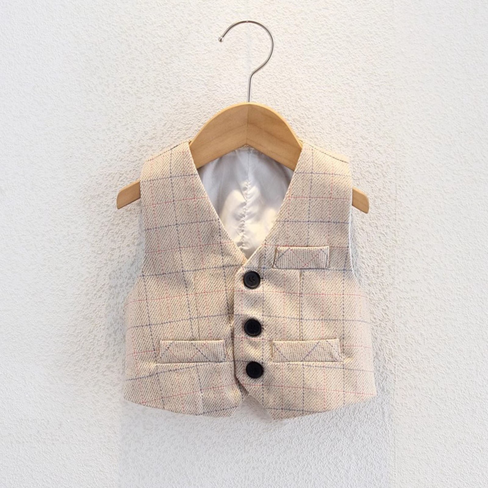 ATOGUTA Boy Kid Jackets Formal Suit Vest Solid Vest for Kids Formal ...