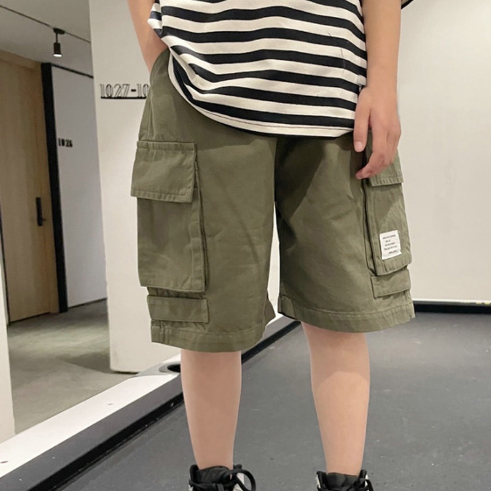 ATOGUTA Boys Athletic Shorts Size 10-14 Hip Cool Five-minute Pants ...