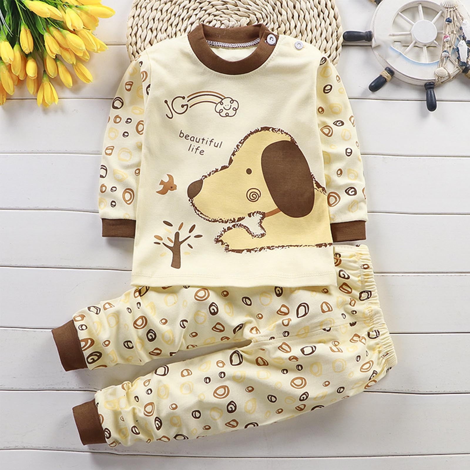 ATOGUTA Boys Clothing Sets Long Sleeves and Pants 2 Pieces Fall And ...