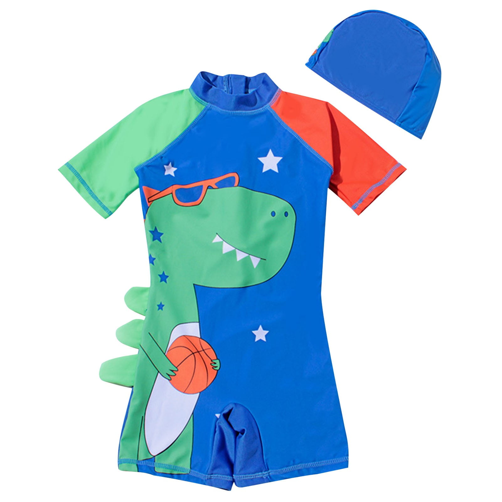 ATOGUTA Boys Rash Guard Swimsuit Kid Water Sport Short Swimsuit Sun ...